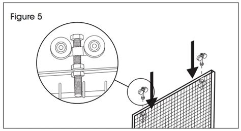 Uline Wire Security Room Sliding Door Installation Guide