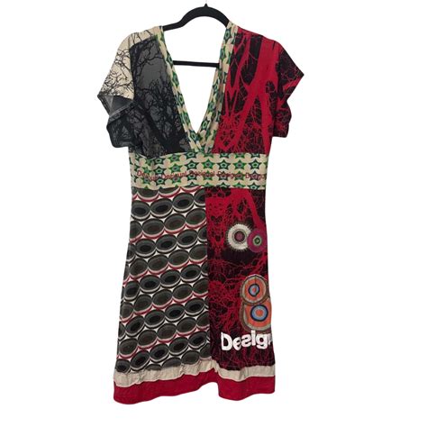 Desigual Womens Size Xl Multicoloured Dresss