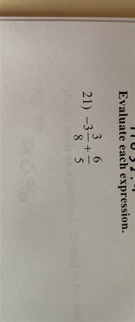 Solved Evaluate Each Expression 338 65