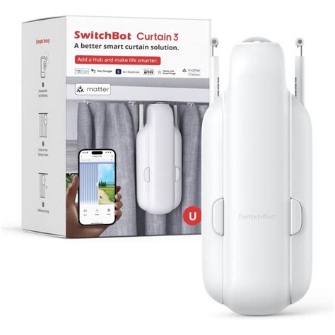 switchbot curtain 3 automatic curtain opener bluetooth remote