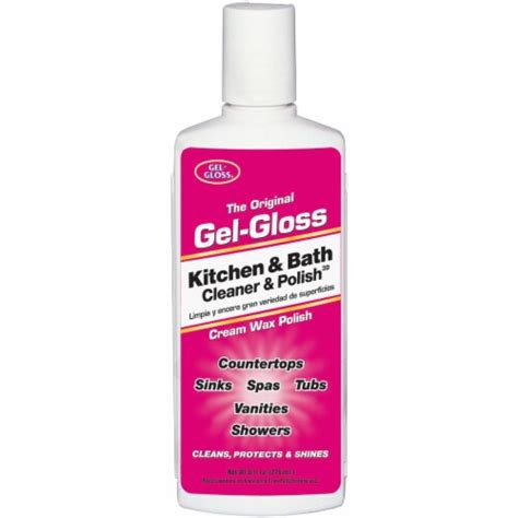 Gel Gloss 8 Oz Kitchen And Bath Metal Cleaner And Polish Gg 8 8oz Fry