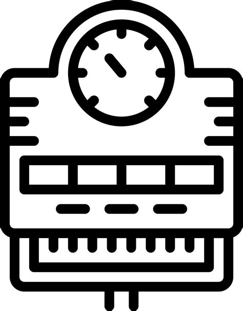Line Icon For Meters 22940840 Vector Art At Vecteezy