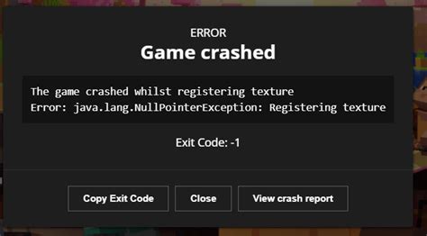 [java] crash report exit code 1 version 1 12 2 fabric r minecrafthelp