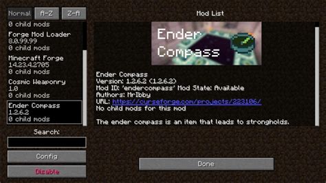 Ender Compass Mod Find Stronghold Easier In Shorter Period Of Time
