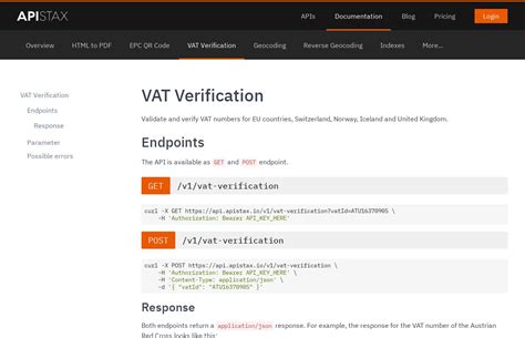 Vat Verification Api Apislist