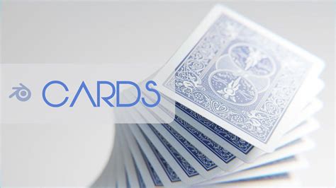 create a realistic card deck shuffle in blender 3d blendernation bazaar