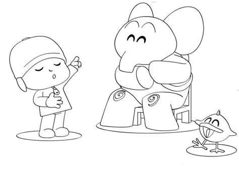 Pocoyo Coloring Pages