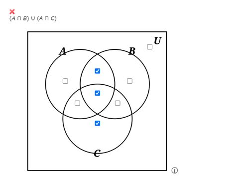 Solved B Illustrate The Other Distributive Law By