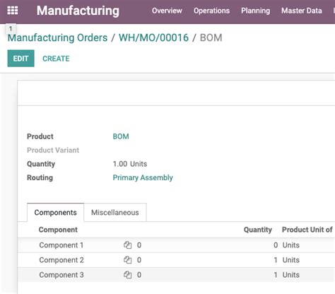 Manufacturing Order Update Quantity Removes Line But Doesn T Remove Same Line From Work Order