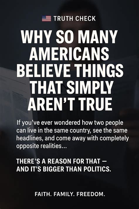 Janet 🇺🇸 Truth Check Why So Many Americans Believe Things That