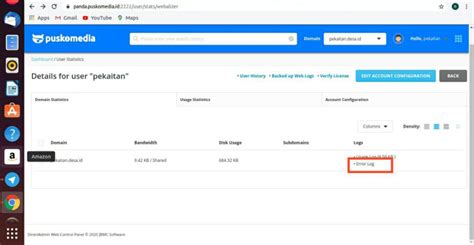 Cara Melihat Statistik Dan Log Error Pada Hosting Directadmin