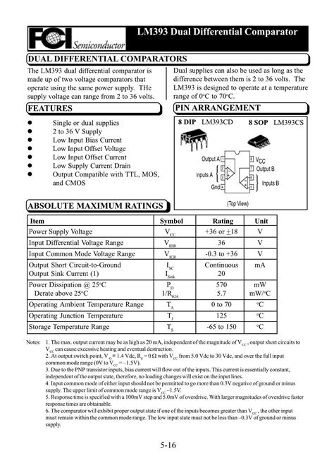 All You Need To Know About Lm393 Datasheet Specs Applications And More