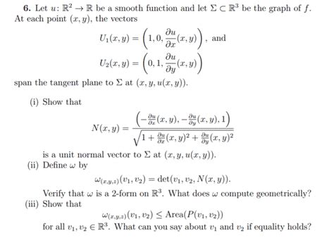 Solved Let u R R be a smooth function and let Σ R Chegg com