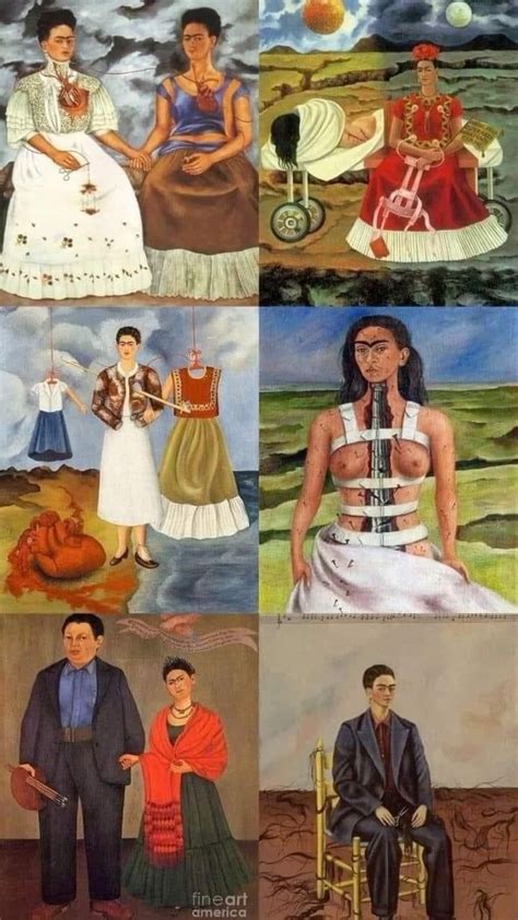 Pin Su Art Restauré Dipinti Di Frida Kahlo Dipinti Impressionisti