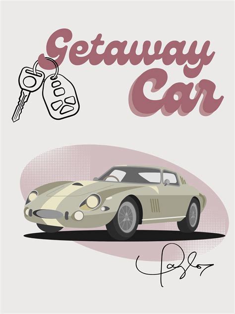 Getaway Car Taylor Swift Poster