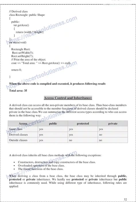 Class 12 Computer Science Basic Concepts Of Oop Classes And Objects Note