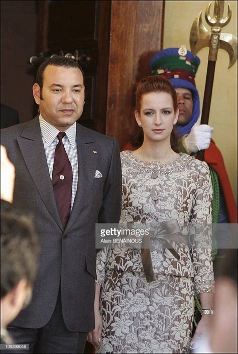 King Mohamed Vi And Wife Lalla Salma In Marrakech Morocco On January