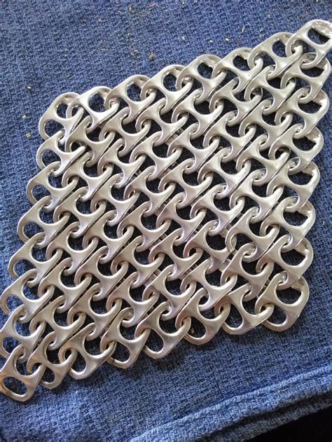 How To Create Chainmail From Pop Tabs Steps With Pictures