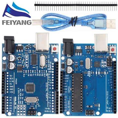 board development atmega328p ch340 ch340g for arduino uno r3 with straight pin header with