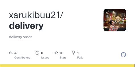 Github Xarukibuu Delivery Delivery Order