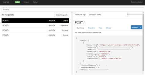 Xero Webhooks Ngrok Documentation Xero Webhooks Ngrok Documentation