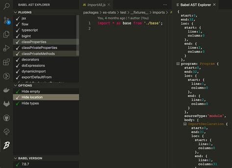 Github Jennieji Vscode Babel Ast Explorer