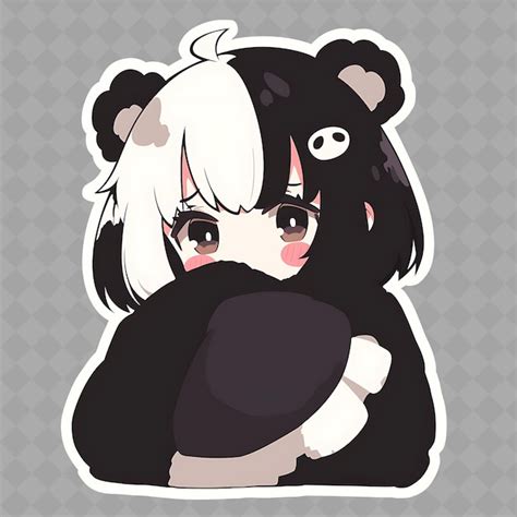 Chibi Anime Panda Girl