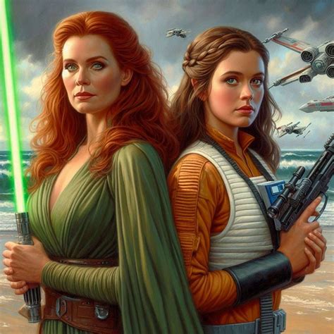 Jaina Solo And Mara Jade By Jobaly On Deviantart