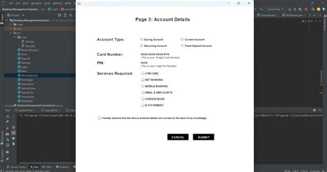 Bank Management System Using Java Swing Awt And Mysql Database Jkay5529