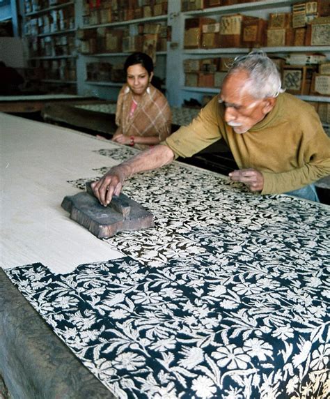 Wood Block Printing Fashion In India Threads Block Printing