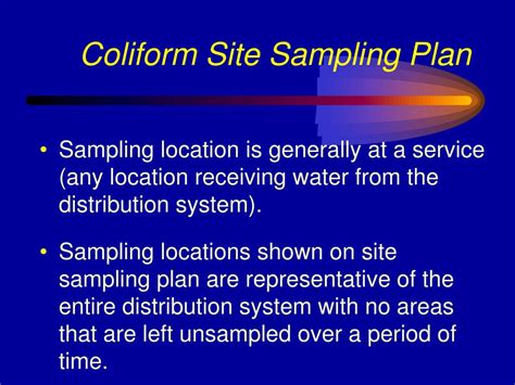 Ppt Coliform Site Sampling Plan Powerpoint Presentation Free Download Id 5357376