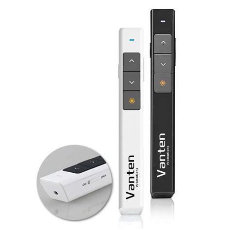 Personalized Slim Wireless USB PowerPoint Presenter Bravamarketing Com Remotes