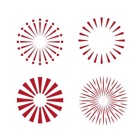 Premium Vector Firework Shape Vector Illustration Design Template