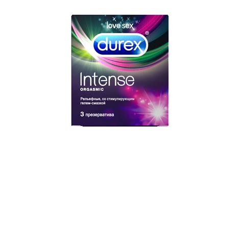 Купить или заказать Презервативы Durex Intense Orgasmic 3 шт доставка