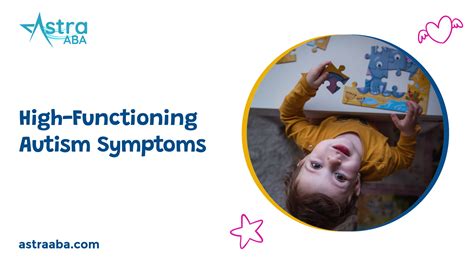 High Functioning Autism Symptoms