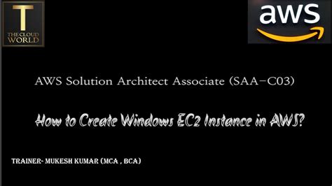 Aws Ec2 Instance How To Create Windows Ec2 Instance How To Launch