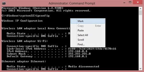 Windows How To Copy The Result Of A MS DOS Command