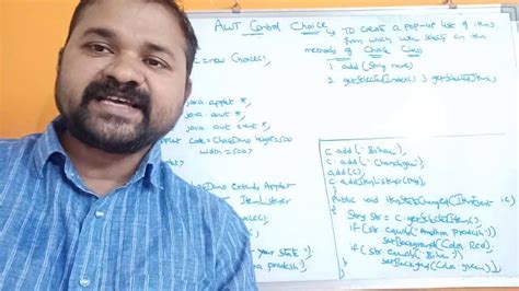 Choice Control Awt Controls Java Awt Youtube