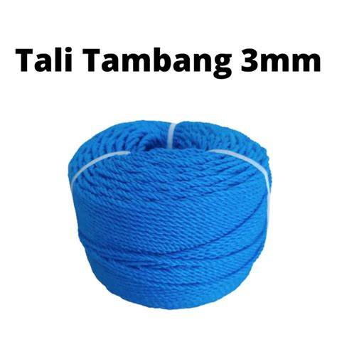 Harga Per 1 Roll Tali Tambang 3mm Tali Tampar 3mm Tali Nylon Tali