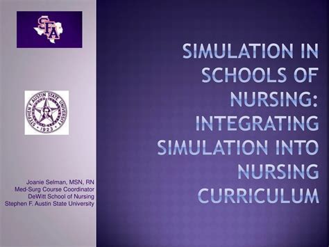 Ppt Simulation In Schools Of Nursing Integrating Simulation Into Nursing Curriculum