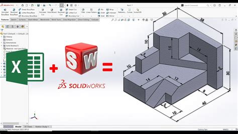 How To Design A Model Using Excel Sheet Design Table In Solidworks Nozzle Design By Excel