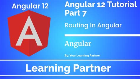 Angular Tutorial Routing How To Create Routes Youtube