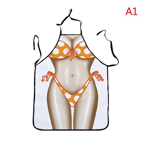 1pc Kitchen Sexy Apron Woman Funny Cooking Baking Party Cleaning Cute