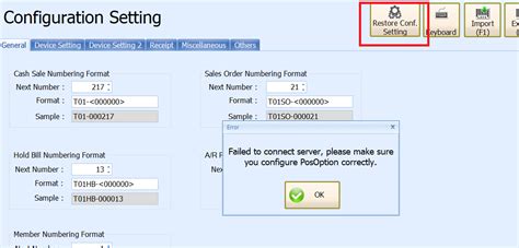 Pos3 5 FNB Restore Conf Setting Button AutoCount Resource Center