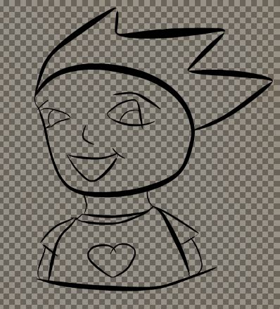 Art How To Colour In A Black Outline In GIMP YPPedia