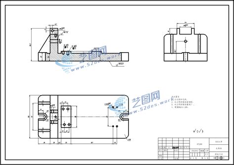十字轴钻锪中心孔夹具设计含cad图纸 Solidworks21三维模型 说明书｜c24777 艺图网