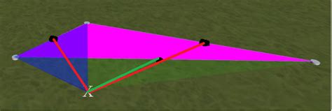 Geometry Algorithm For Creating Adjacent Triangles Game Development
