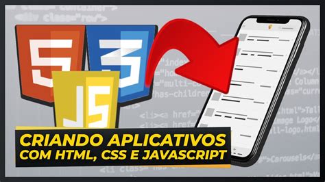 Criando Apps C Html Css E Javascript Youtube