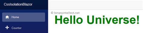 Use Css Isolation In Aspnet Core Mvc Razor Pages And Blazor Bipin