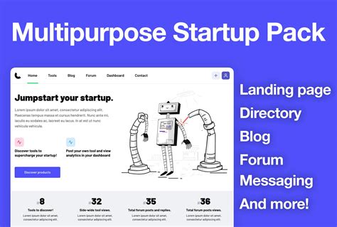 Multipurpose Startup Pack Template Bubble